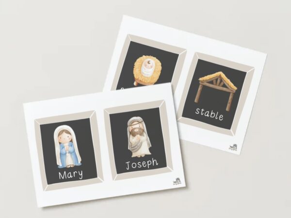 Nativity Story Vocabulary Cards - Miss E's Early Years