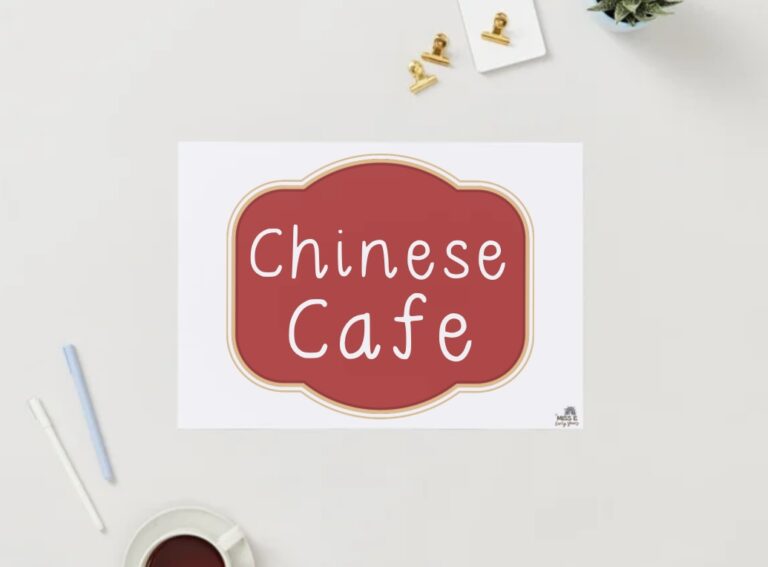Chinese Cafe - Miss E's Early Years