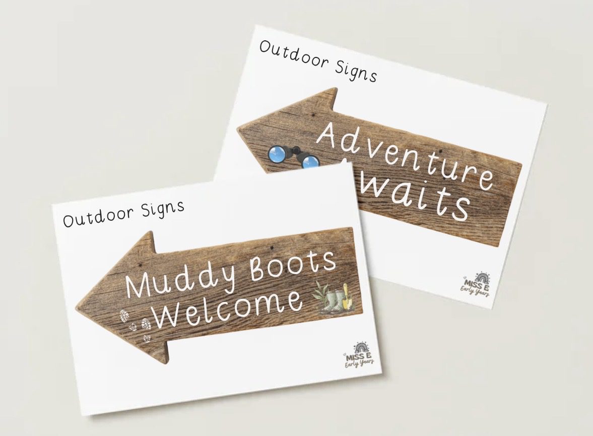 Outdoor Arrow Signs - Miss E's Early Years